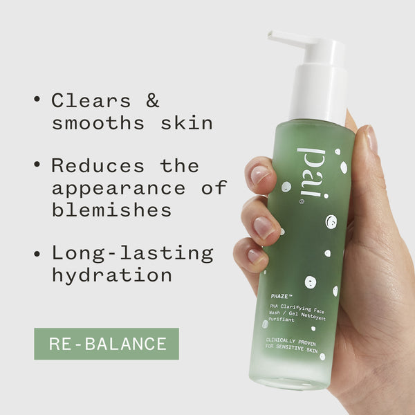 Phaze™ | Clarifying face wash for sensitive skin | Pai Skincare